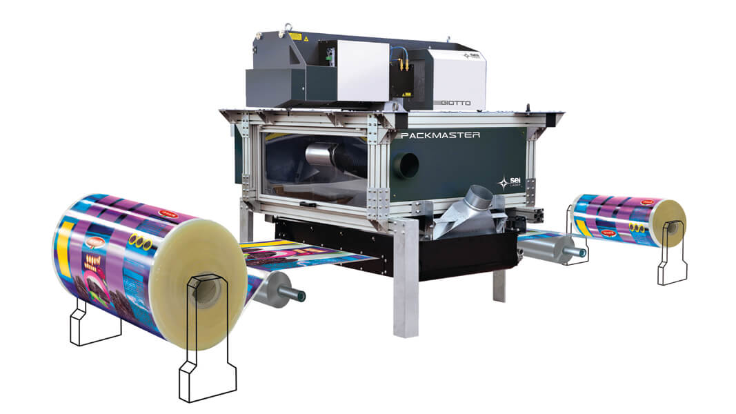 Laser machine for flexible packaging SEI Packmaster CW - Narran